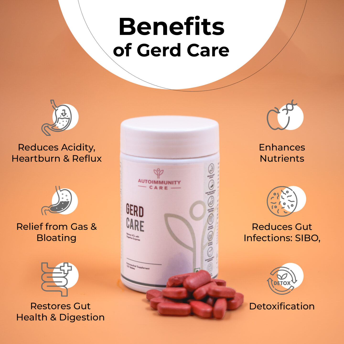 Buy Betaine HCL Enzymes for Gerd - Gas and Heartburn Relief