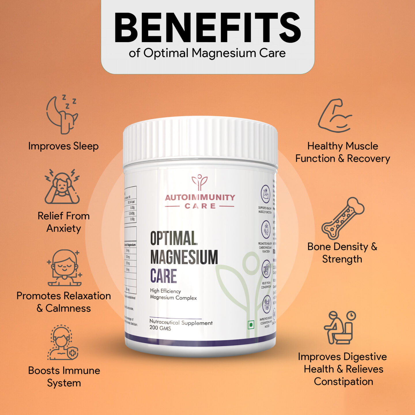 Buy Optimal Magnesium Care Powder - Multi Magnesium Supplement