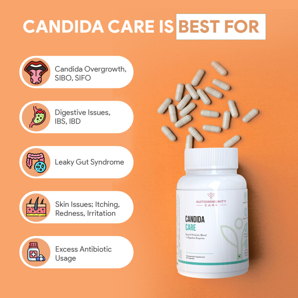 Buy Supplement for Candida and Leaky Gut - Probiotic Digestive Enzymes