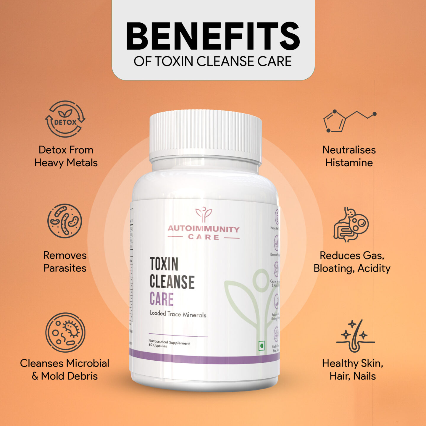 Buy Toxin Cleanse Care - Detox Support Supplement
